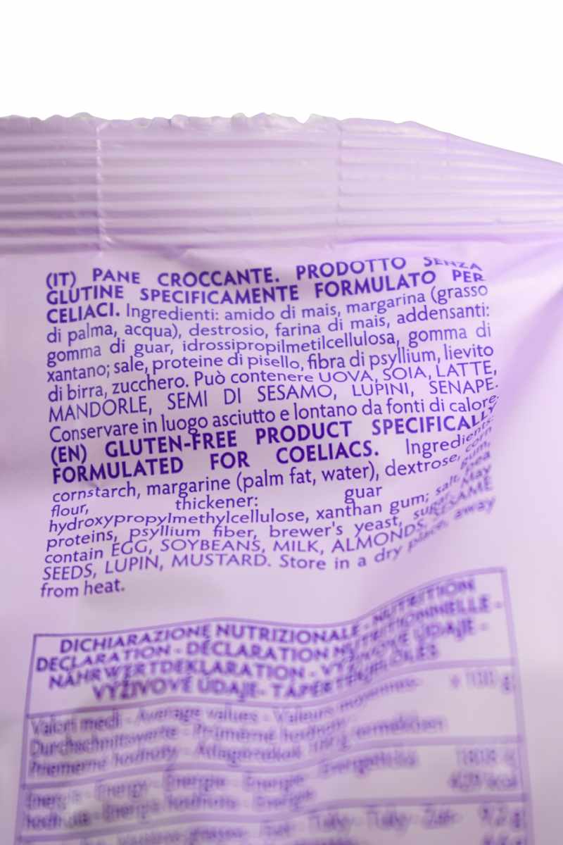Pane croccante gr 150 Bauli | La Favola Senza Glutine